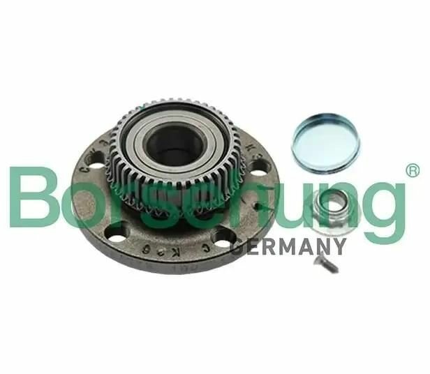 Ступица в сборе Borsehung B19231 задняя с подшипником, Audi A3 1.6-1.9 TDI 09, 96-05, 03, TT 1.8T 01, 01-06, 06, VW Bora 1.4-2.3 TDI 10, 98-06, 05, Golf IV 1.4-2.3 TDI 08, 97-06, 06