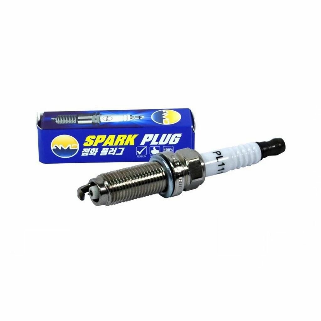 Свеча зажигания AMD AMD. PL118, 224012047R, ILKAR7F7G, Nissan Qashqai II J11E 1.2 2013-, Renault Megane IV B9A, M 1.2 Tce 2015-
