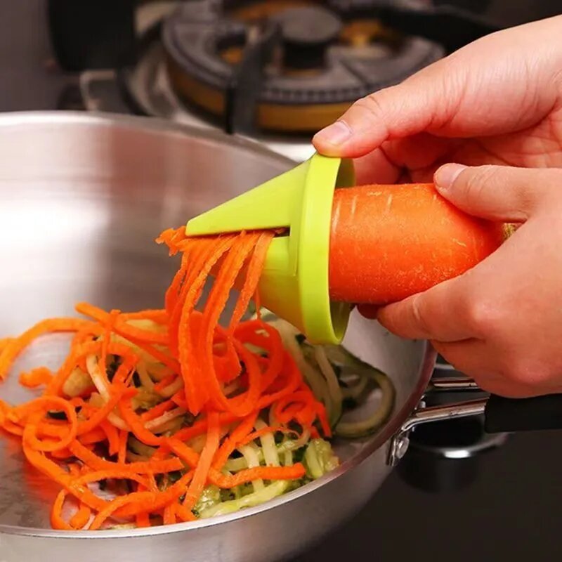 Кухонная ротационная овощерезка, кухонные аксессуар: зеленый