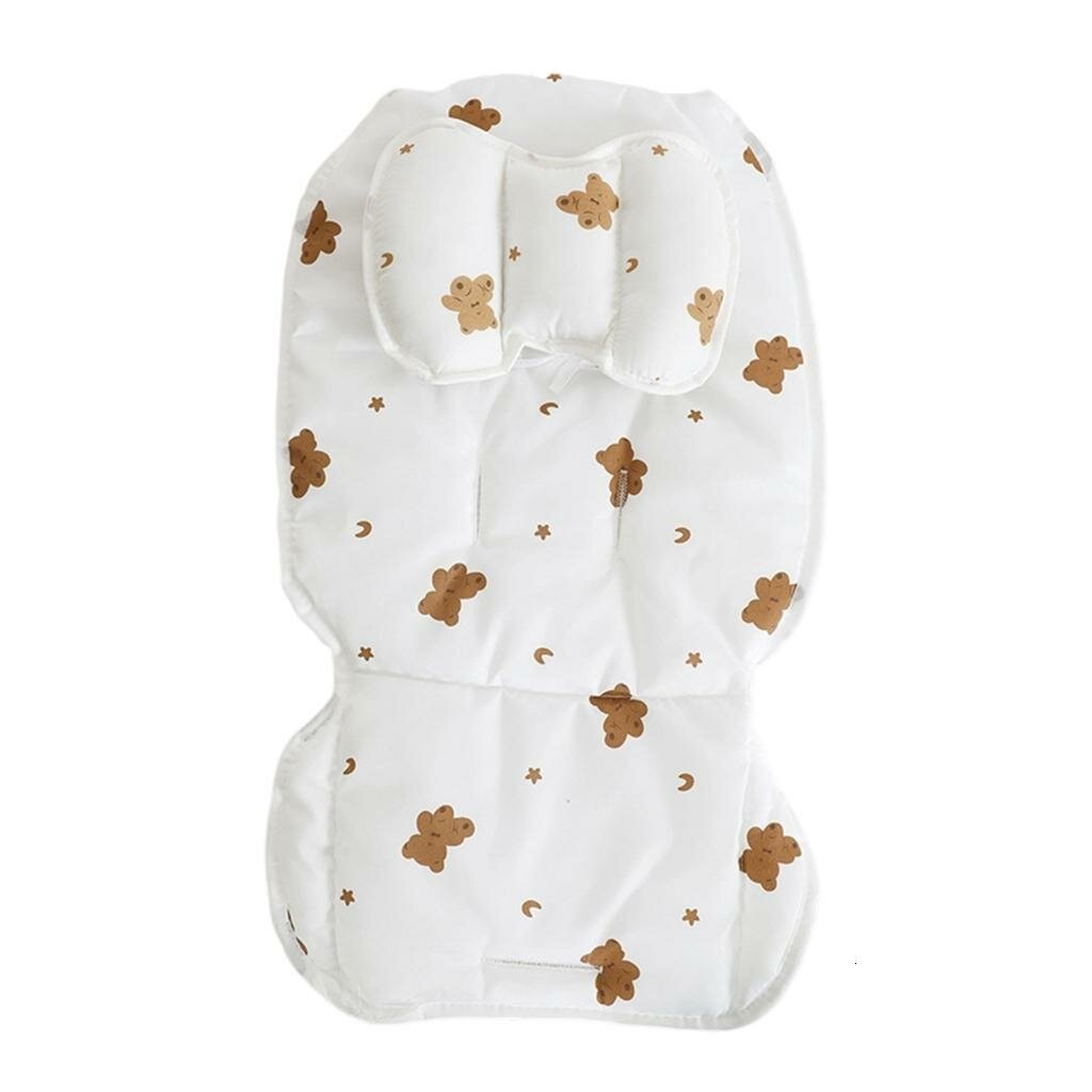 Печатная подушка для коляски и автокресла, дышащий матрас для младенцев, аксессуар для коляски