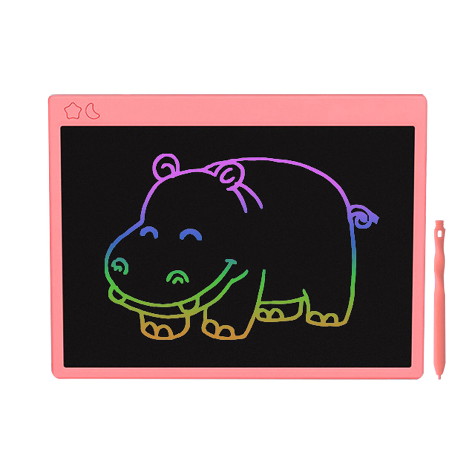 Электронная доска для письма и рисования LCD 16 дюймов, графическая планшета, для дома, школы, офиса, розовый, размер 32.8*25.2 см, вес упаковки 300 г, материал ABS, стиль 1,2 (доступно по желанию), в комплект входят: 1 доска для письма, 1 карандаш, 1