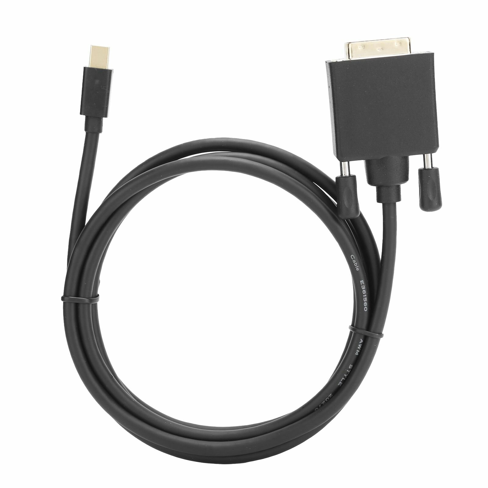 Кабель-адаптер Mini DisplayPort - DVI длиной 1,8 м, 4K 1080P, медный проводник с прочным корпусом из АБС-пластика, высокоскоростной видеоконвертер