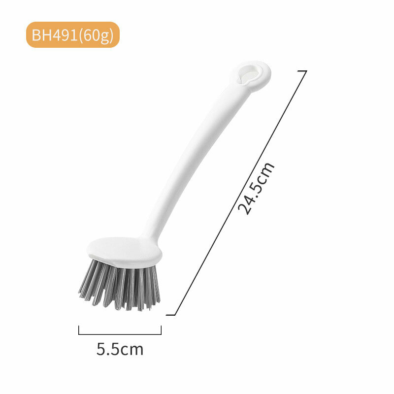 Бытовая щетка для посуды с длинной ручкой Щетка для мытья посуды Щетка для обеззараживания Кухонная подвесная щетка для