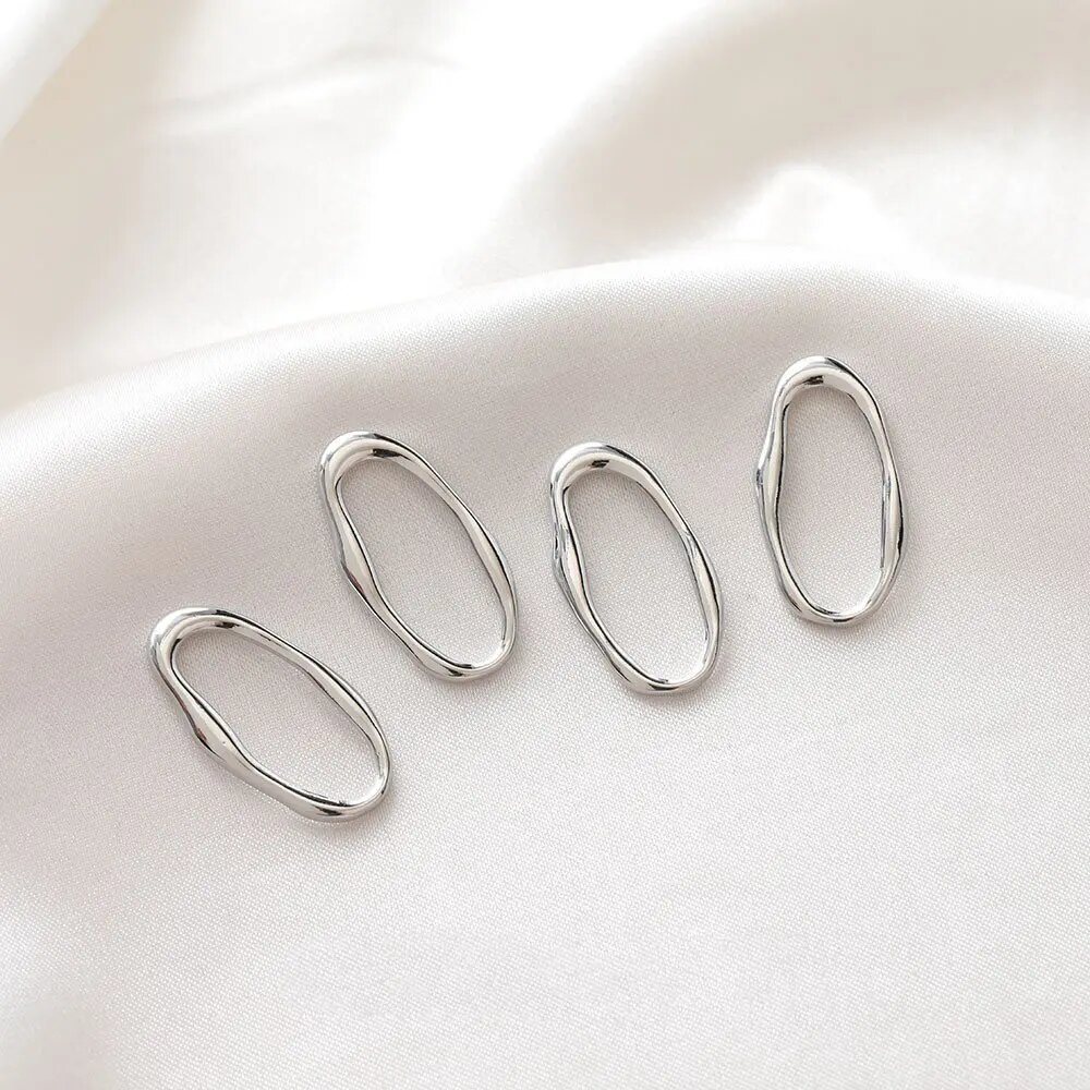 Позолоченные подвески для сережек 4 шт. white