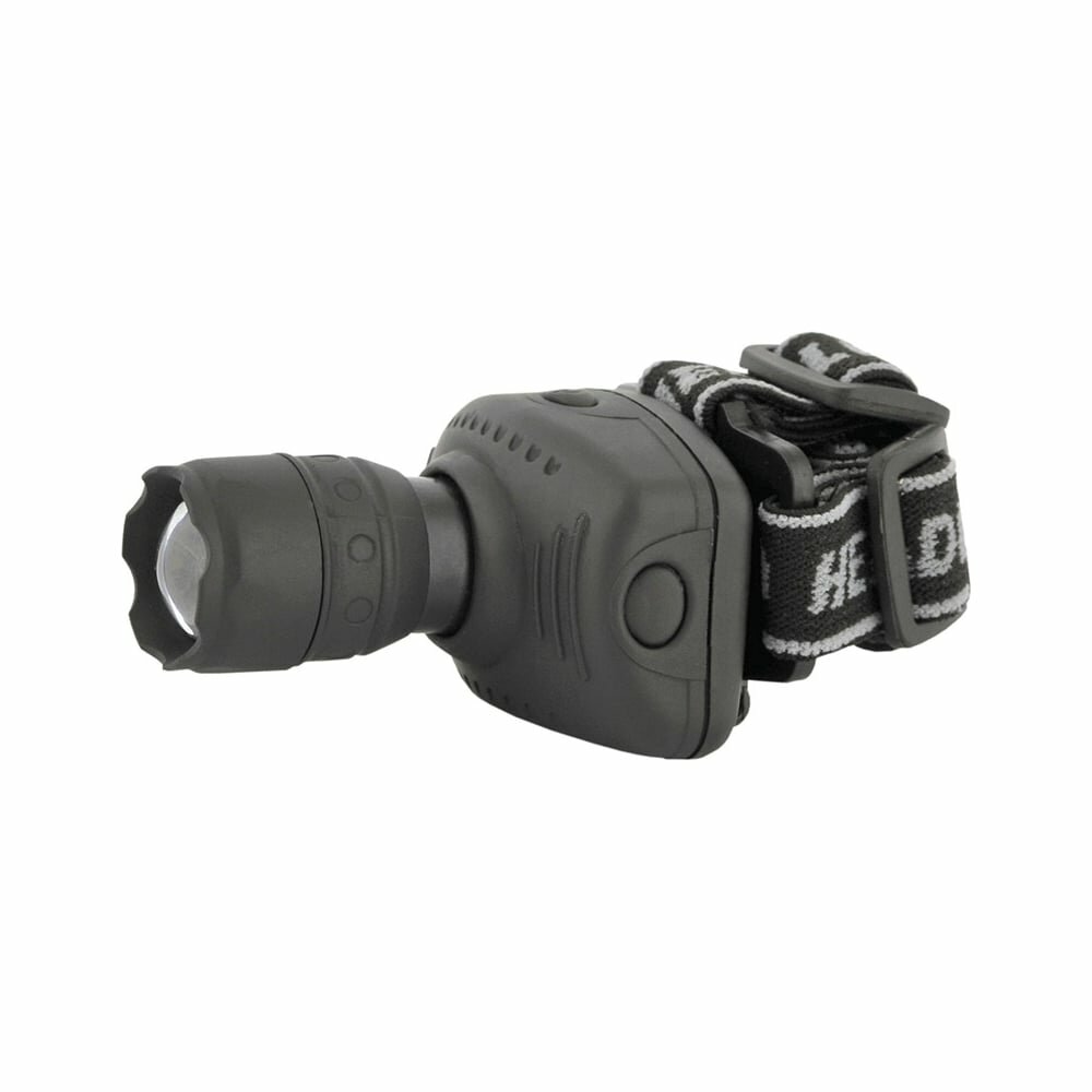 Налобный фонарь Ultraflash LED5354 серый, 1Вт LED, ZOOM, 3 режима, 3XR03, пластик, коробка 11549