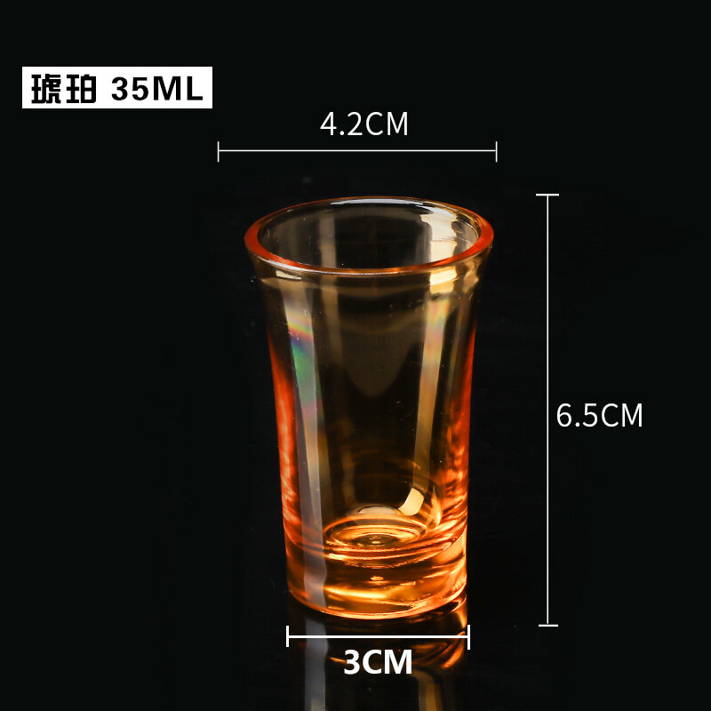 Акриловый рюмка, маленькая винная рюмка, кубок Jagermeister, пластиковый антиударный рюмка B52 для коктейлей и крепких напитков