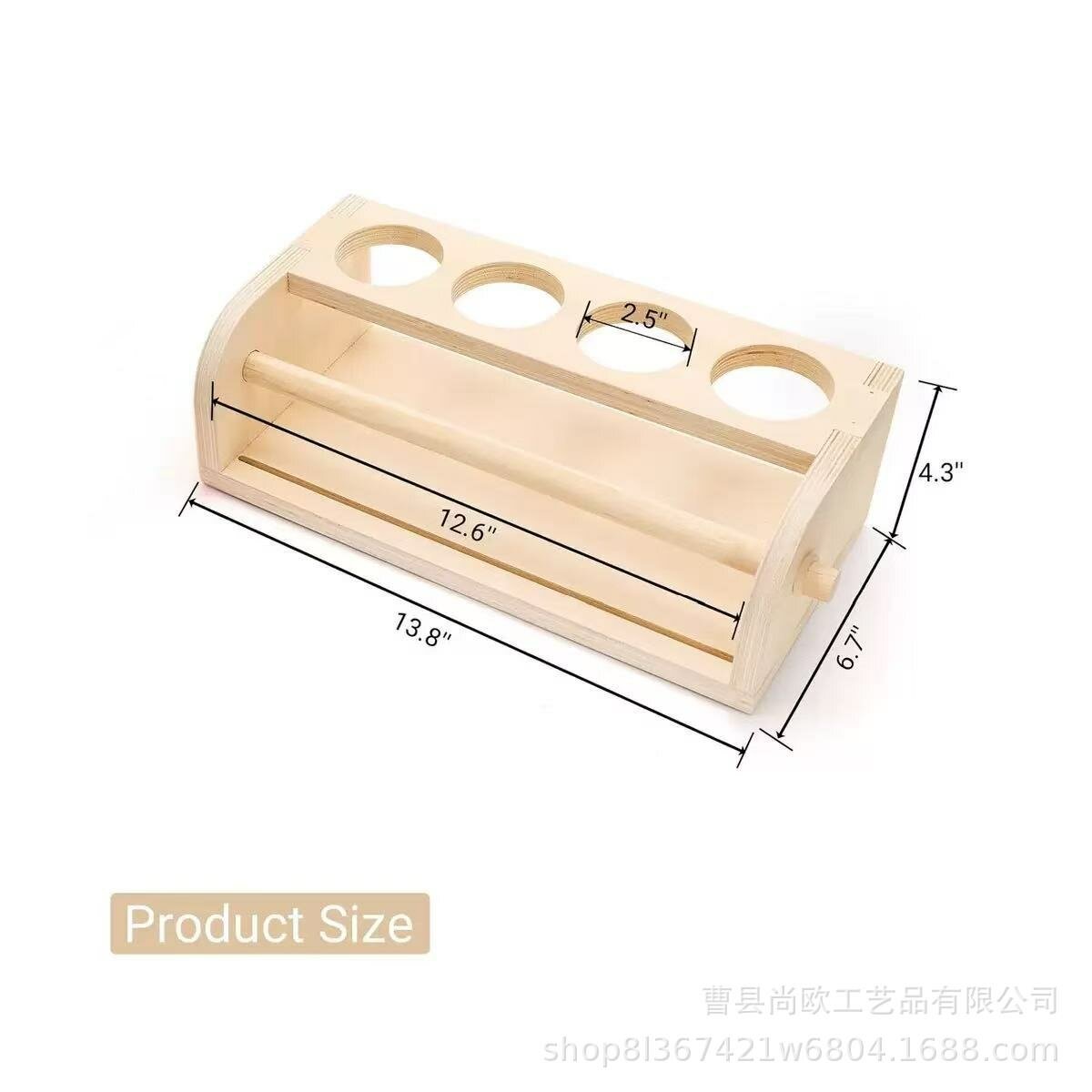 Деревянная стойка для хранения детских принадлежностей для рисования, настольная стойка для хранения рулонной бумаги, простая стойка для хранения наборов для рисования