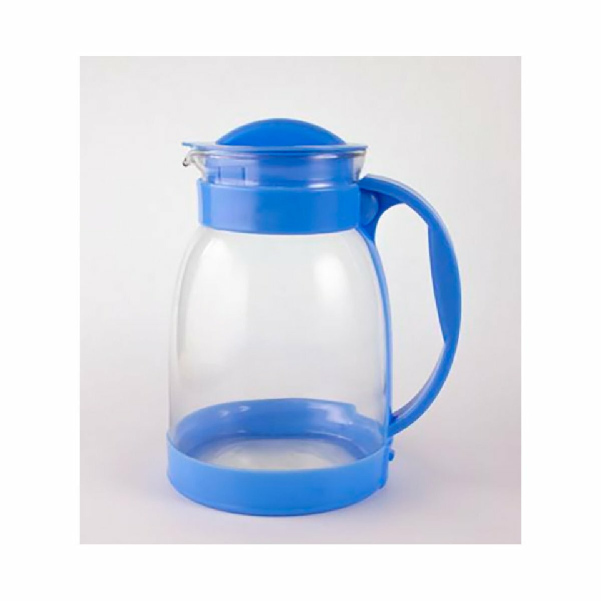 Кувшин BROCCA-2400 24 л жаропрочное стекло пластиковая ручка синий