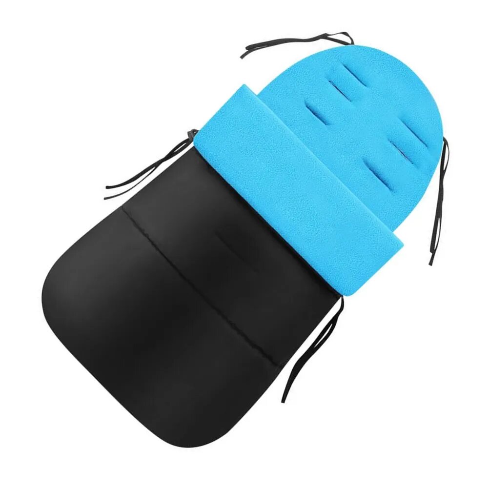 Теплый чехол для ног в коляске, улучшенный спальный мешок, утолщение-улучшенный протекающий синий спальный мешок для ног