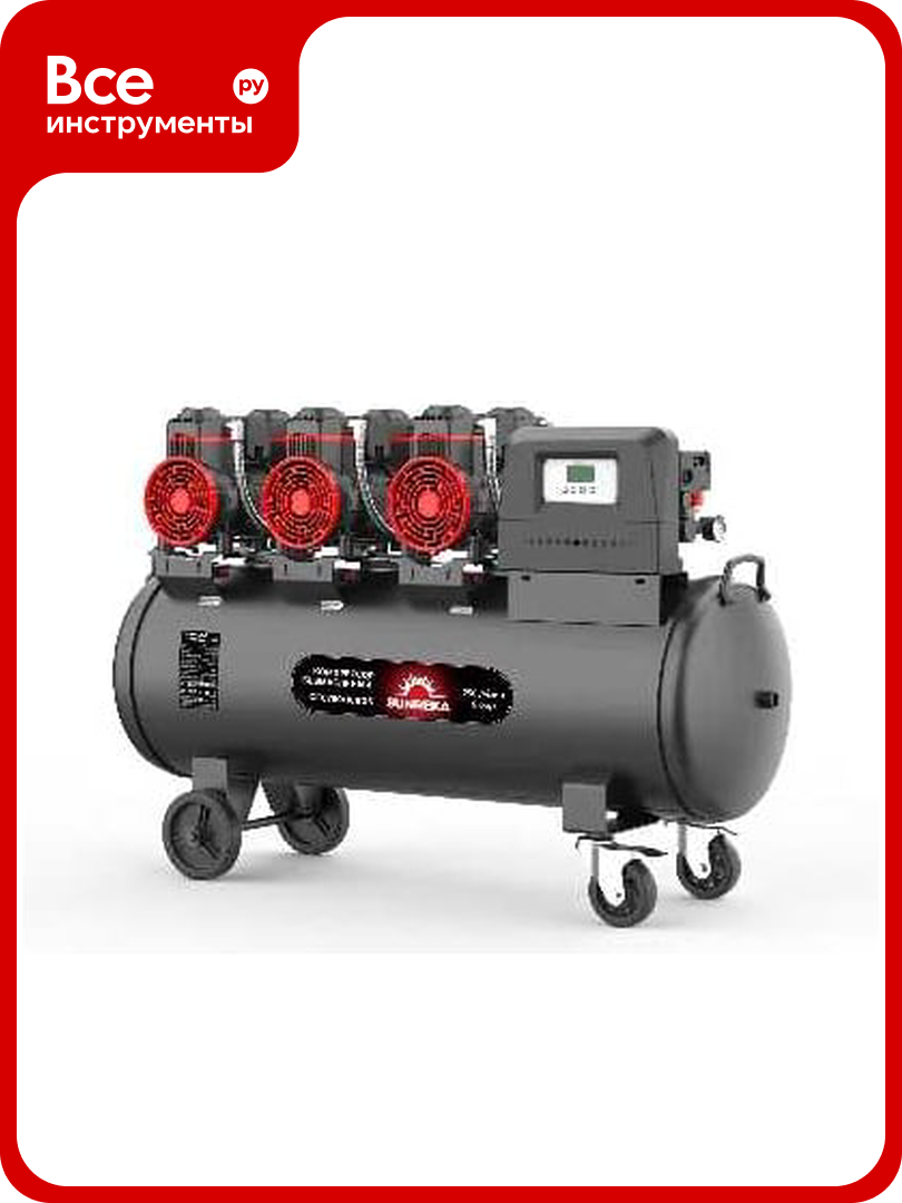 Поршневой безмасляный компрессор SUNREKA GFC750/100DS 216119