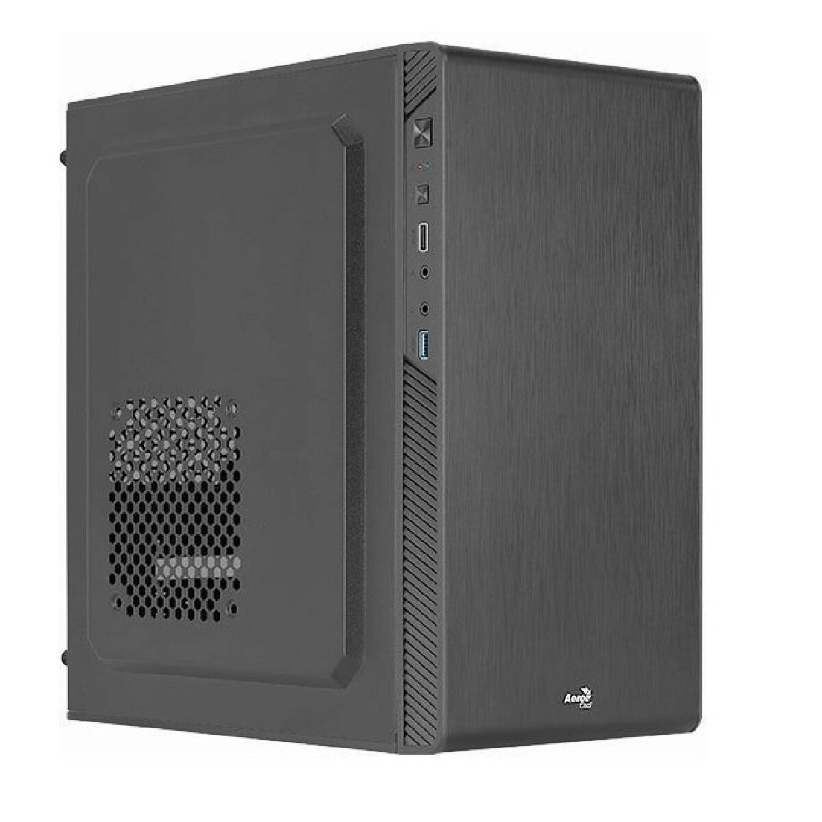 Корпус для компьютера Aerocool CS-106-S-BK-v1 без БП ACCS-PC13014.11, black