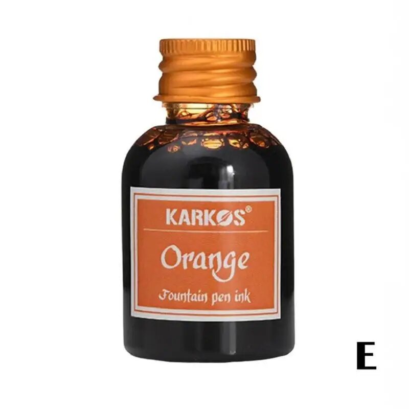 Чернила для перьевых ручек 30 мл прозрачные Оранжевый, Orange