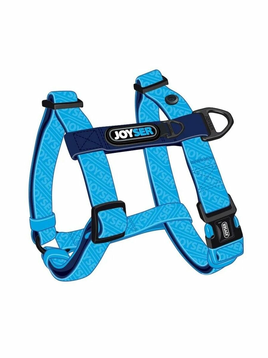 Шлейка для собак JOYSER Base Step-in Harness, размер S, цвет голубой