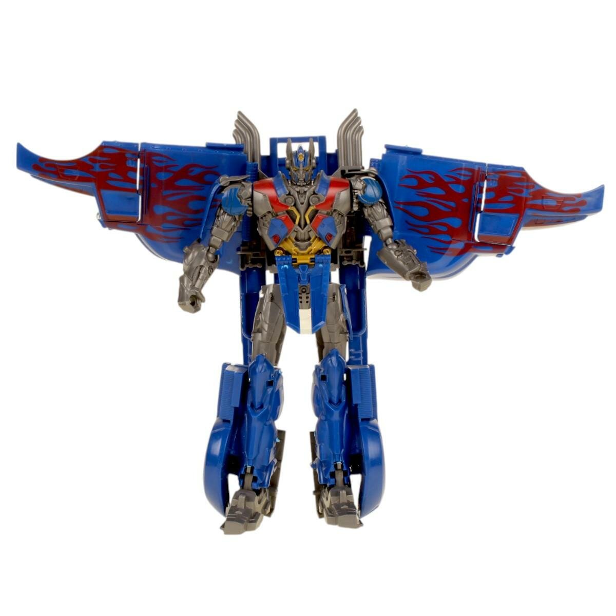 Трансформер-робот с механизмом трансформации, синий, 22х8,5х26,3 см