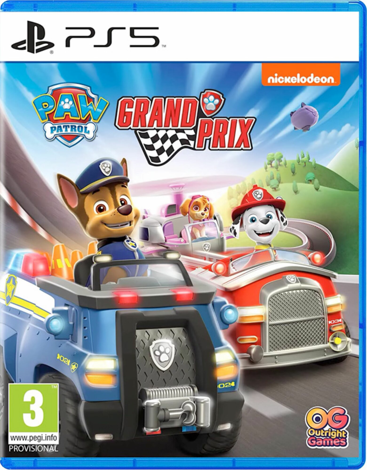 Paw Patrol: Grand Prix (английская версия) (Игра на диске) (PS5)