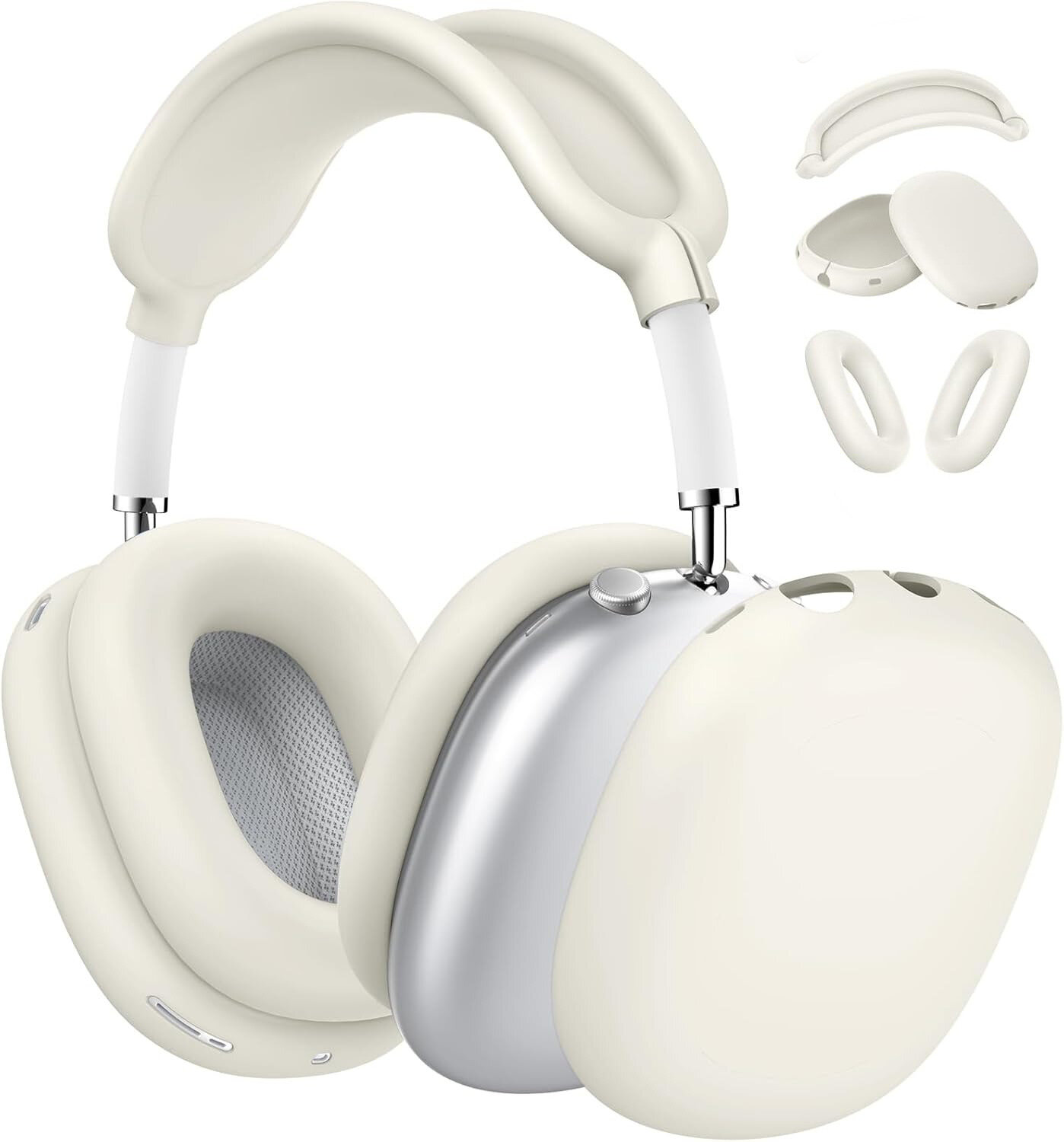 Чехол для наушников AirPods Max, силиконовый чехол для наушников, защитный чехол для Bluetooth-наушников Apple, защитный чехол для наушников