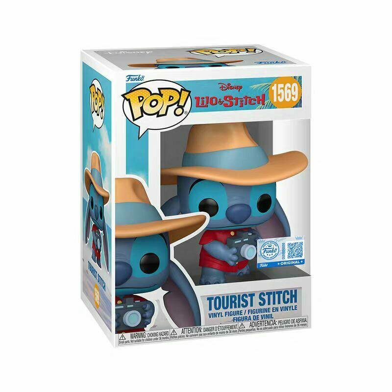 Коллекционная фигурка Funko POP! Tourist Stitch\ Стич Турист из мультфильма Лило и Стич\ Lilo&Stitch