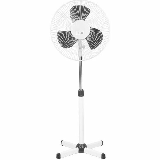 Вентилятор напольный MAXTRONIC MAX-1615-4 бело/серый