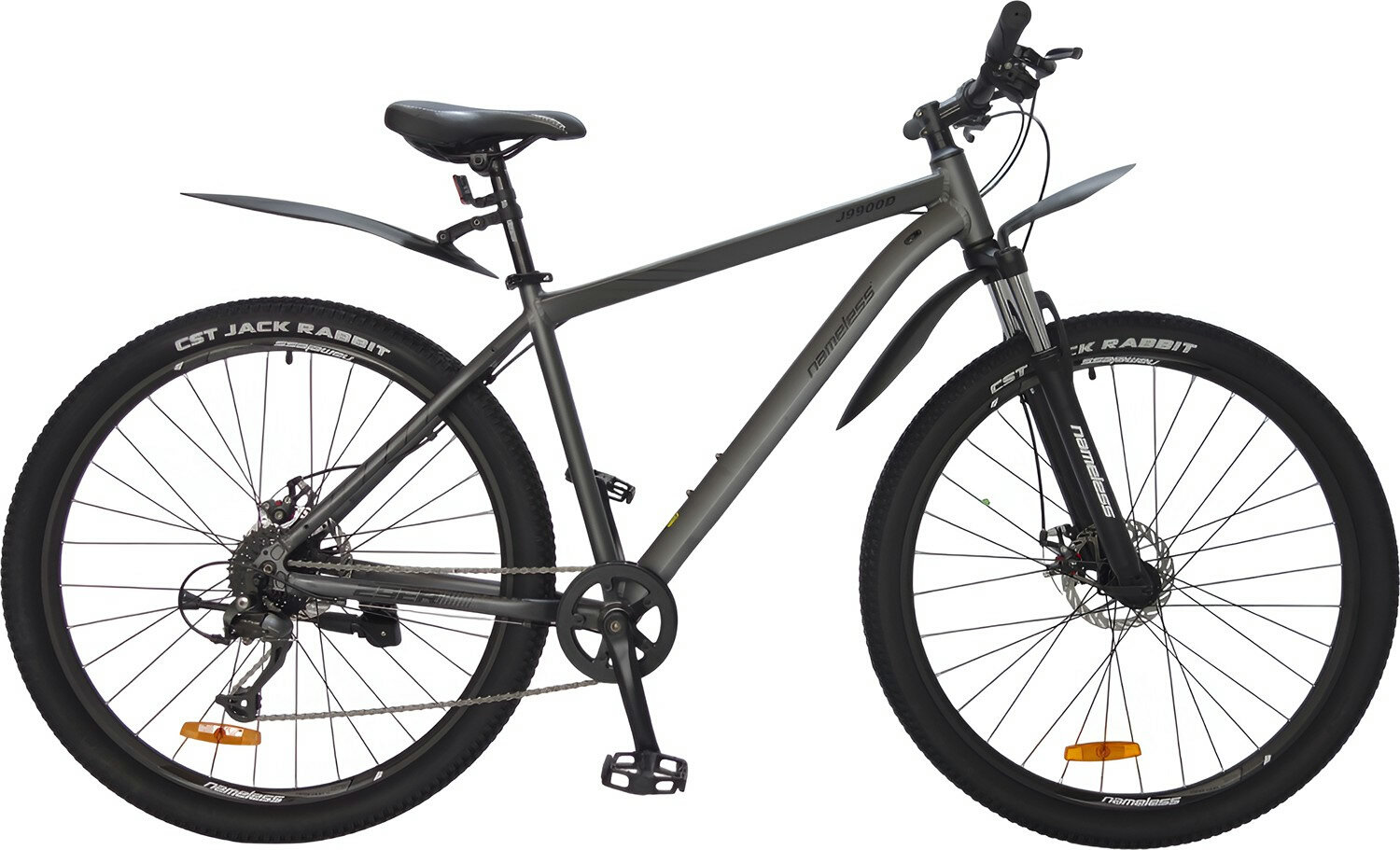 Велосипед Nameless J9900D 29 (2025), рама 19" (175-185 см), серый