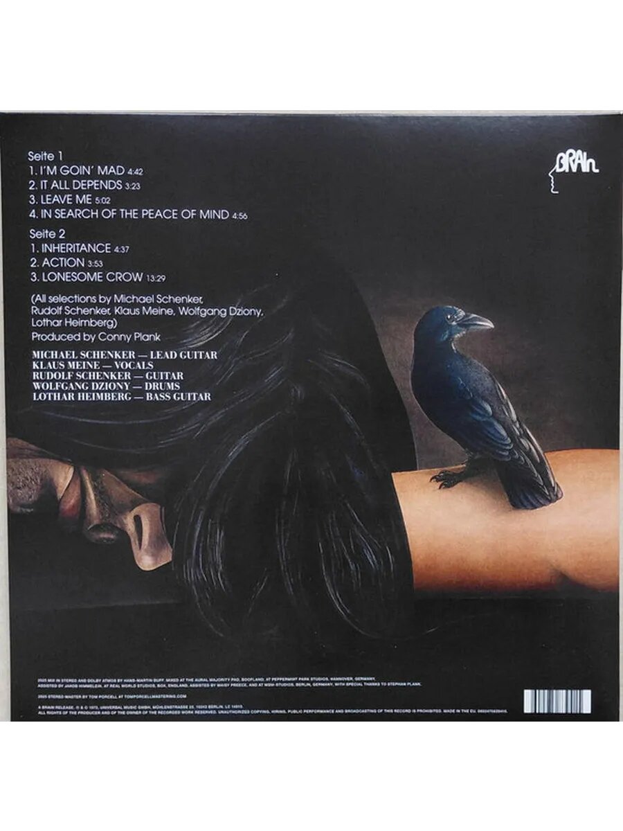 Scorpions - Lonesome Crow (clear) — фото 1