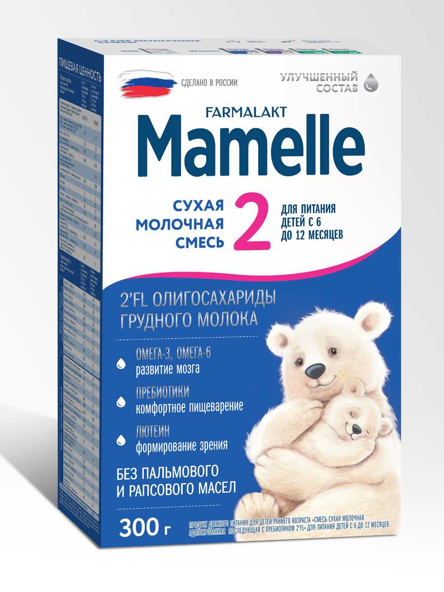 Смесь Mamelle с 2'FL 6-12 мес, 300г