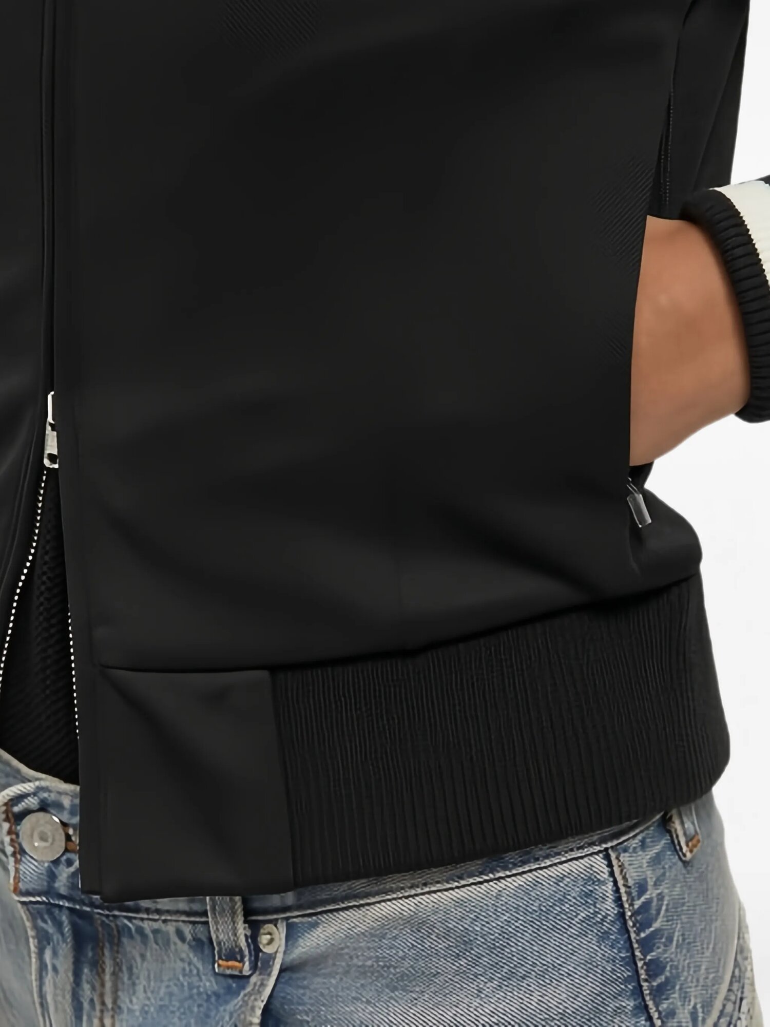 Толстовка Y-3 Logo-embroidered zip-up sweatshirt, размер 46 — фото 1
