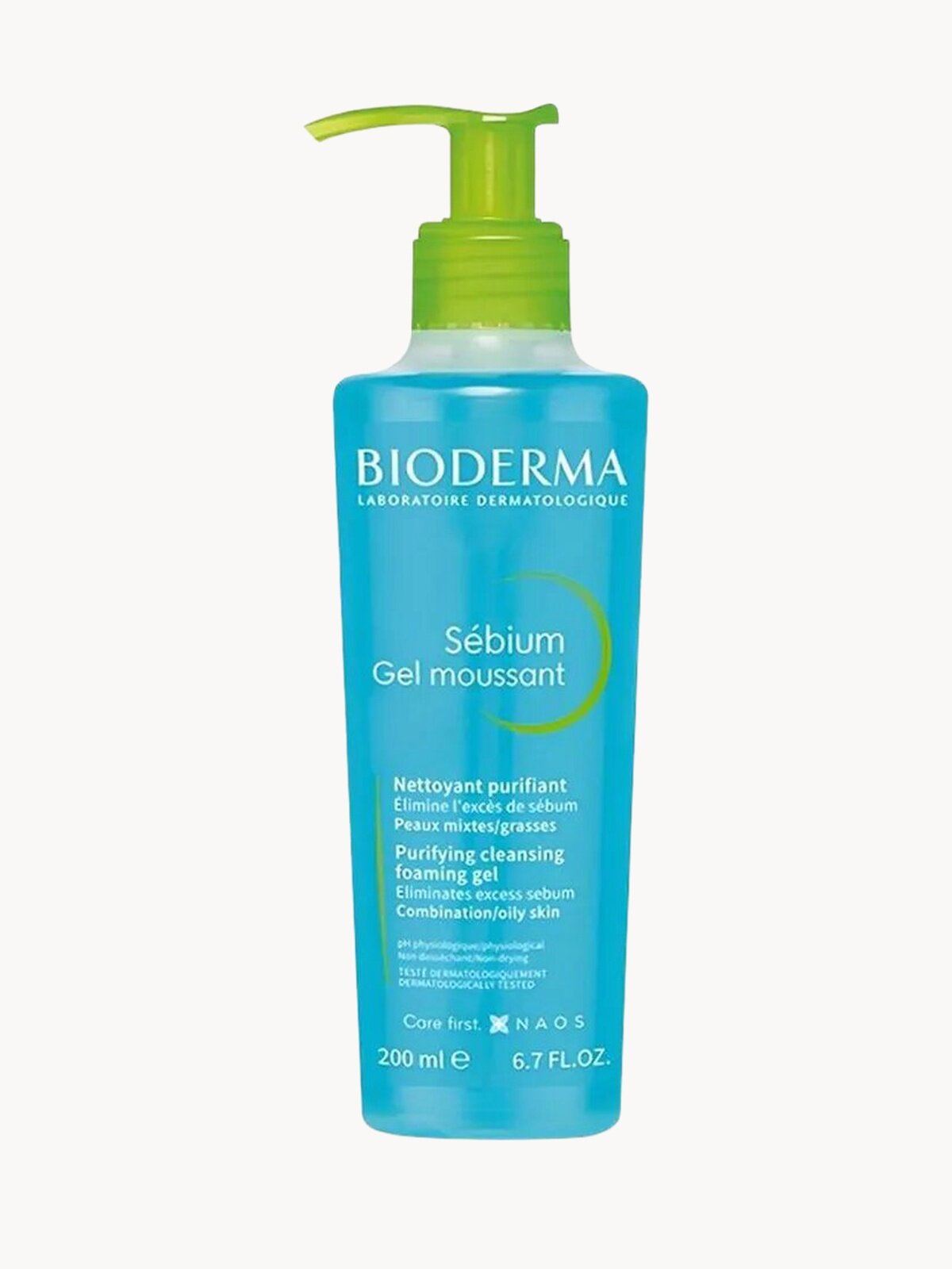 BIODERMA Sebium Гель для умывания — жирная и проблемная кожа, помпа, 200 мл