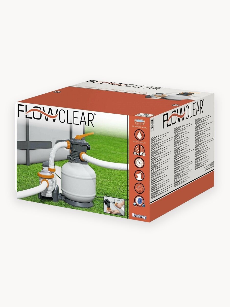 Фильтр-насос Bestway, песочный, 8327 л/ч, Bestway 58499