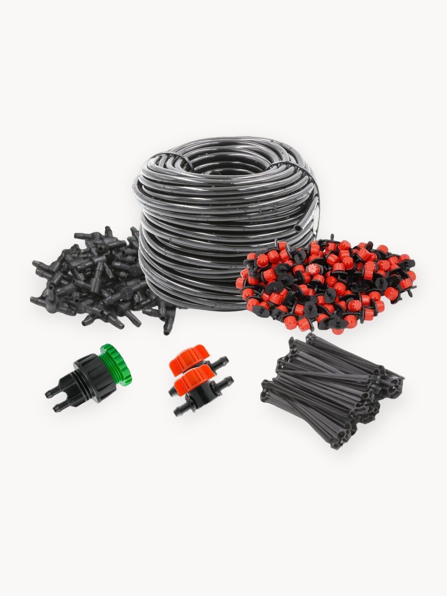 Система капельного полива на 30 растений с регулируемыми капельницами. Модель: GS-30R