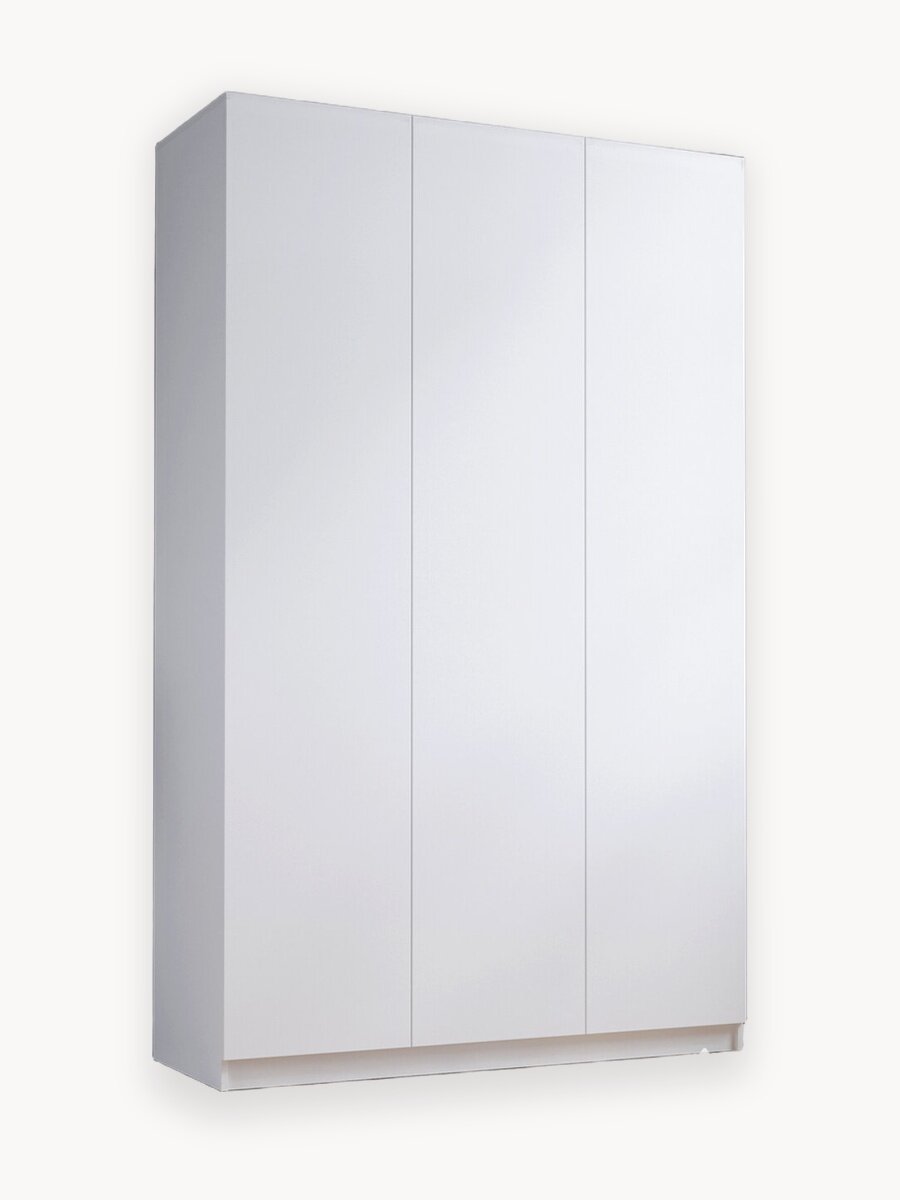 Шкаф распашной для одежды трехдверный Дева ШК-010 220*120*50 Белый