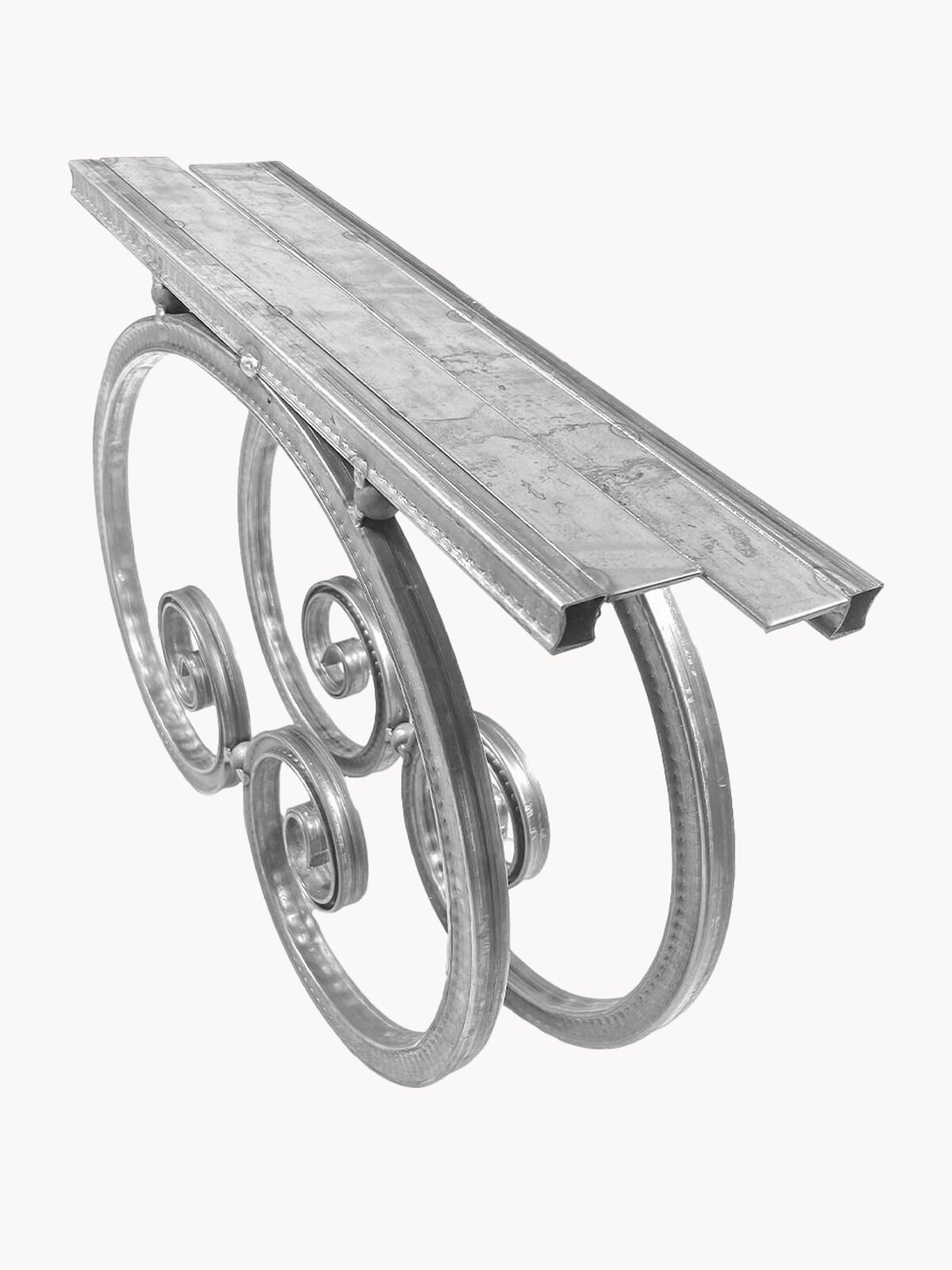 Боковина для скамьи садовой, "бульвар" в комплекте 2 шт, кованая