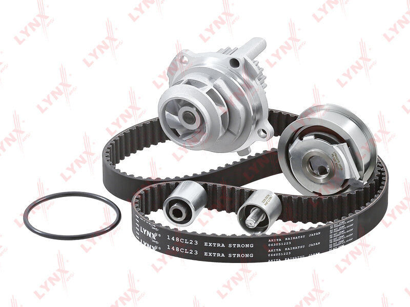 Комплект ремня ГРМ с водяным насосом LYNXauto PW-1332. Для: AUDI Ауди 2.0 FSI A3 03-08, SKODA(Шкода) Octavia(Октавия) II 2.0 04-09, VW Фольксваген 2.0