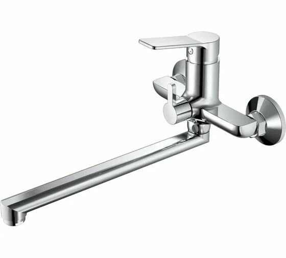 Смеситель для ванны с длинным изливом и переключателем хром HB22559 HAIBA