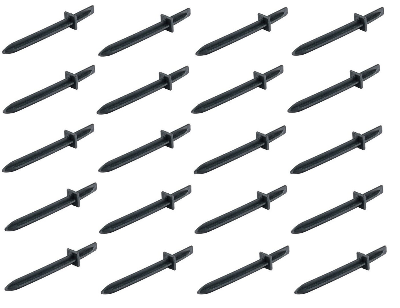 Ножки для дуг парника лето, пластиковые, универсальные, 20 шт, 15см