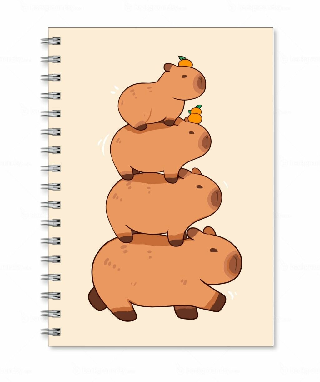 Тетрадь MIGOM А6 "Capybara v2, Капибара" - v0006