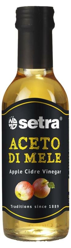 Уксус яблочный натуральный 4% SETRA 250 мл