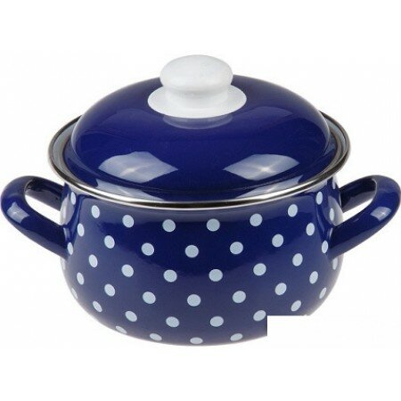 Кастрюля Perfecto Linea Горошек 2.8 л (синий) 50-600928
