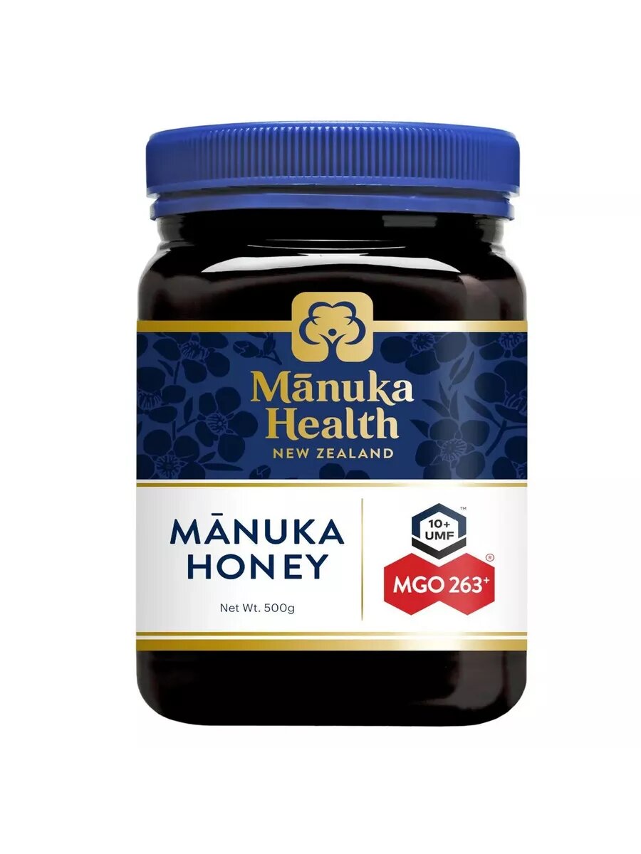 Мед Манука Органический 500г MGO 263+, UMF 10+