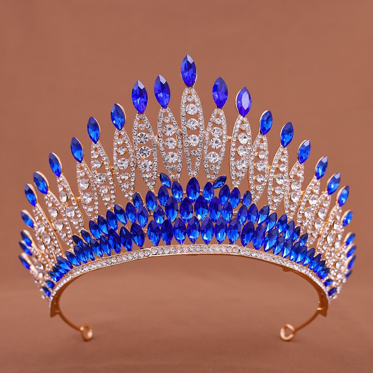 Свадебный головной убор "Tuanming", королевский синий