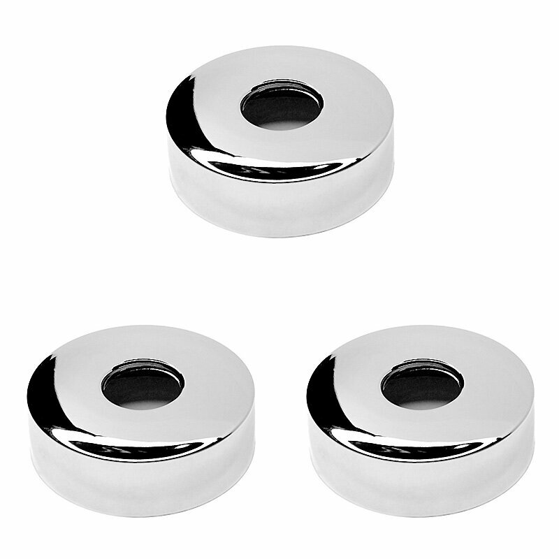 Отражатель декоративный для полотенцесушителя 1/2 d60 мм цилиндрический хром (3 шт.)