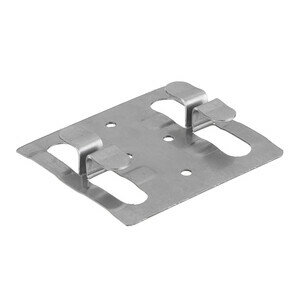 Кляймер рядный монтажный 68х13х75 мм для монтажа наличника ДПК нержавеющая сталь (8 шт.)