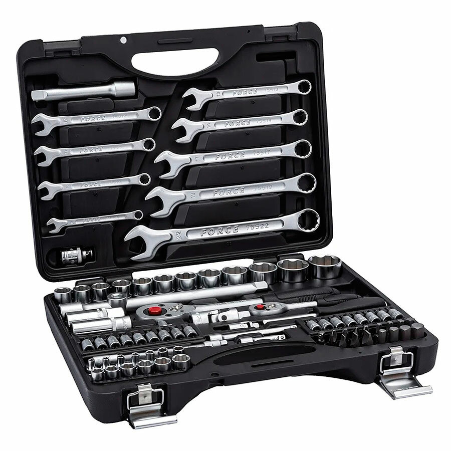 Набор инструментов 82 предмета Force 1/4", 1/2" 4821R