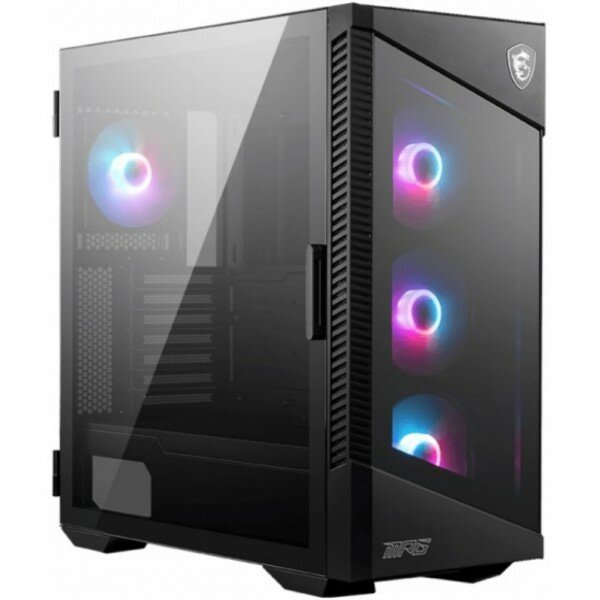 Компьютерный корпус MSI MPG VELOX 100R 2xUSB 3.0, 1xType C, 4x120мм ARGb Fan, ARGb Control Board, Tempered Glass Window, Glass Front Panel, Brown Box