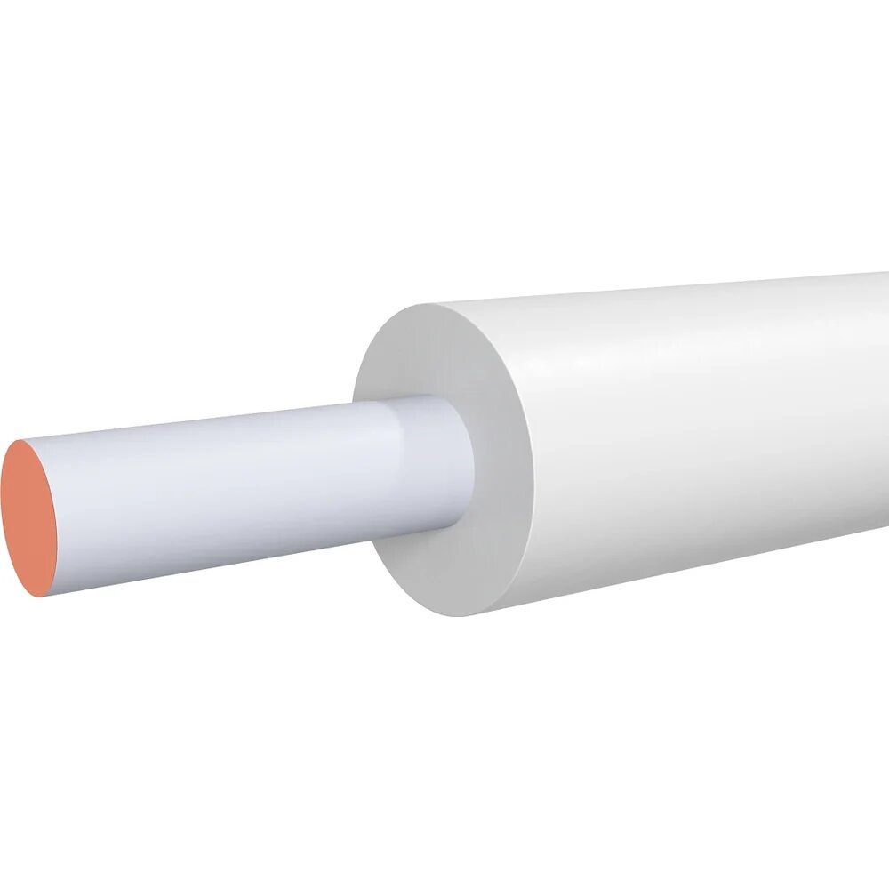 Провод Нв-0,35 4 600 Торкабель белый (100м) на катушке, из меди, 600 В