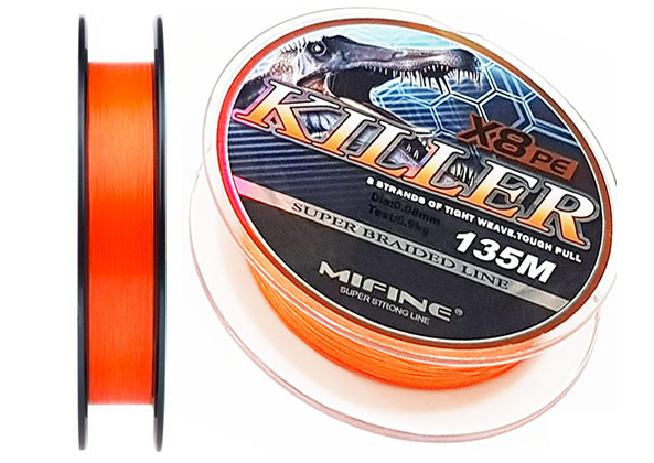 Плетеный шнур Killer X8 135m