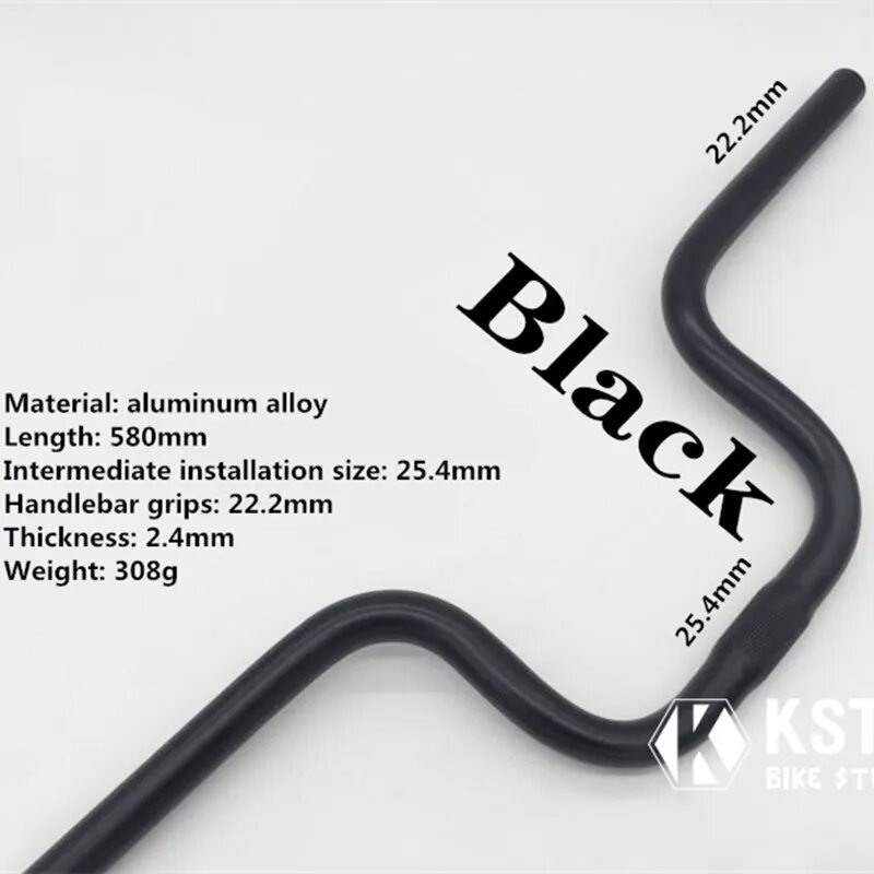 Складной руль-бабочка 22,2 мм черный/серебро Brompton BMX