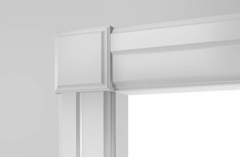 Квадратный Элементы Cosca AK01 МДФ, Белый Грунт Д90хШ90 мм / Коска.