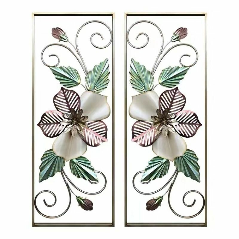 Декоративные стеновые панели, украшение помещения, металлические стеновые панели, декоративно-прикладное искусство, 2 штуки