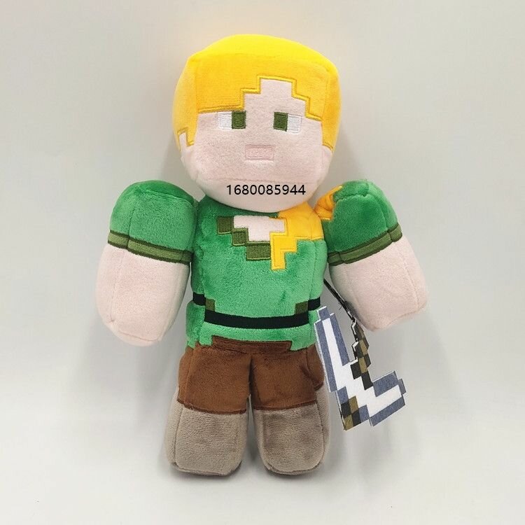 Minecraft Plush 8 Основной плюшевый персонаж, (Alex)
