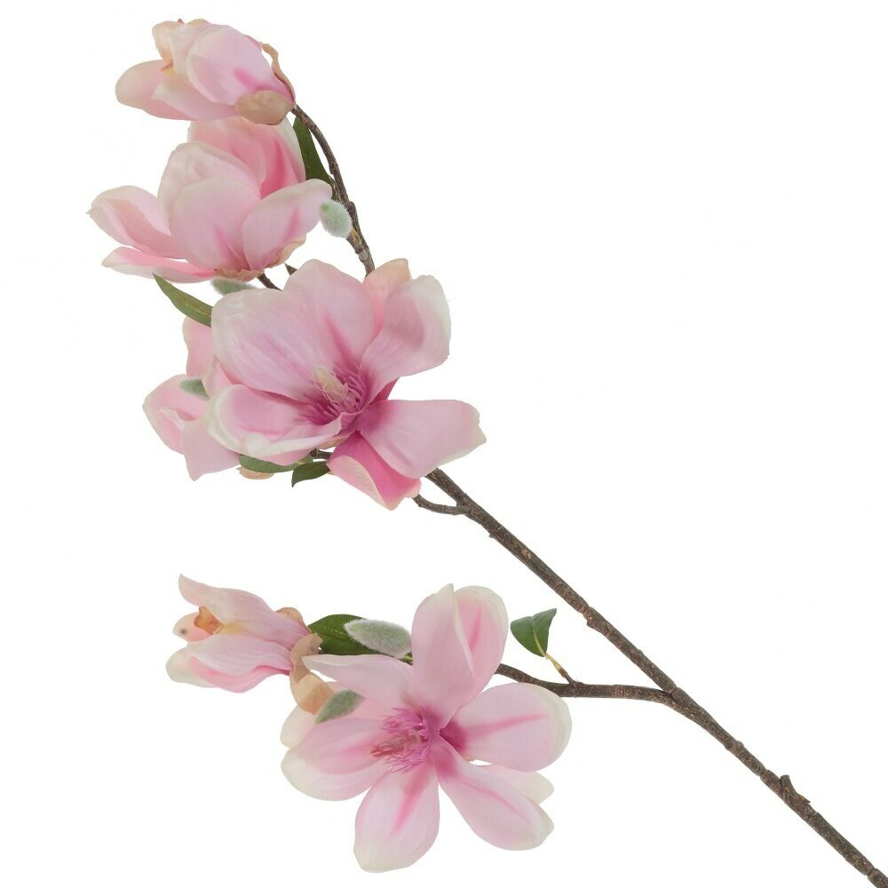 Цветок искусственный "Магнолия", L=28 W=17 H=82 см